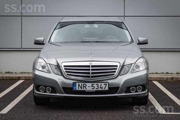 Grey Mercedes-Benz E 220 2009 in Riga, with an engine capacity of 2.20 L and mileage of 288 thousand km for 9750 €, photo 2 on AUTOMOTO.COM.LV