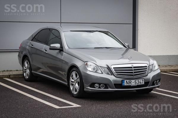Grey Mercedes-Benz E 220 2009 in Riga, with an engine capacity of 2.20 L and mileage of 288 thousand km for 9750 €, photo 3 on AUTOMOTO.COM.LV