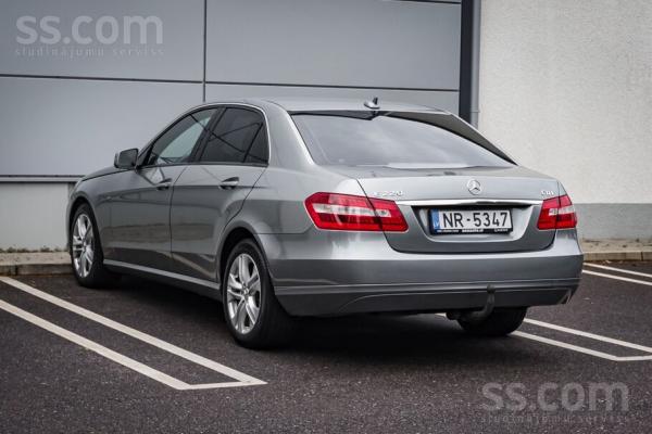 Grey Mercedes-Benz E 220 2009 in Riga, with an engine capacity of 2.20 L and mileage of 288 thousand km for 9750 €, photo 6 on AUTOMOTO.COM.LV