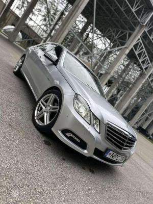 Grey Mercedes-Benz E 220 2009 in Druskininkai, with an engine capacity of 2.15 L and mileage of 292 thousand km for 7100 €, photo 6 on AUTOMOTO.COM.LV