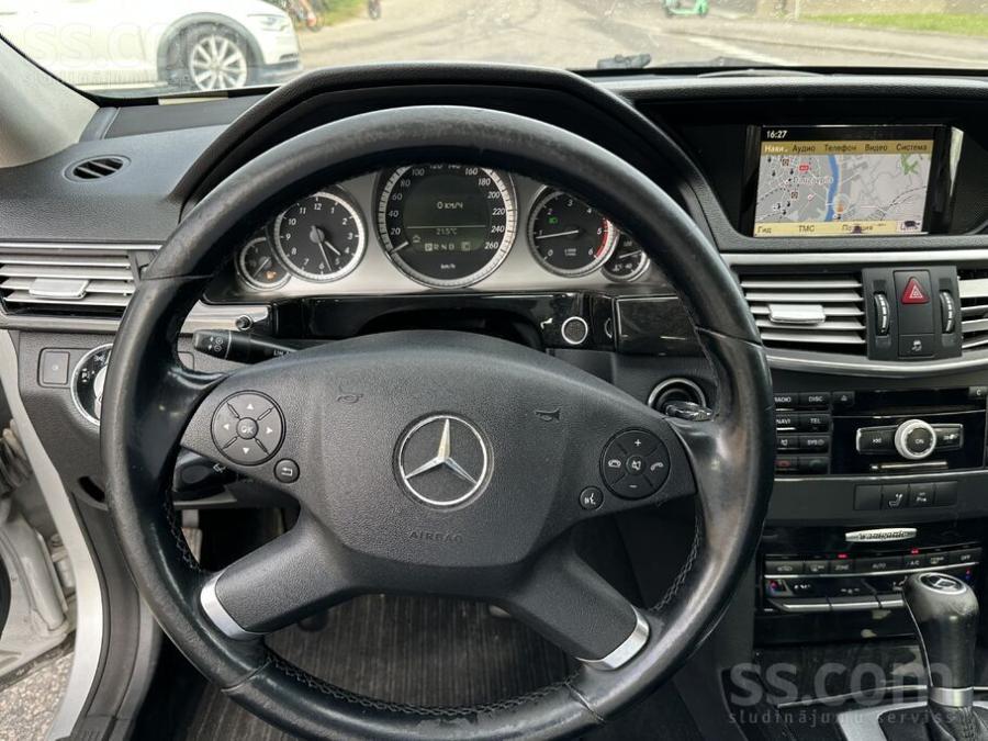 Серый Мерседес E 220 2010 в Даугавпилс, объемом двигателя 2.20 л и пробегом 298 тыс. км за 6250 €, фото 20 на AUTOMOTO.COM.LV
