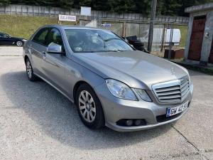 Grey Mercedes-Benz E 220 2010 in Vilnius, with an engine capacity of 2.20 L and mileage of 320 thousand km for 4199 €, photo  on AUTOMOTO.COM.LV