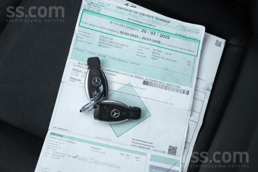 Серый Мерседес E 220 2011 в Тукумс, объемом двигателя 2.20 л и пробегом 0 тыс. км за 5999 €, фото 32 на AUTOMOTO.COM.LV