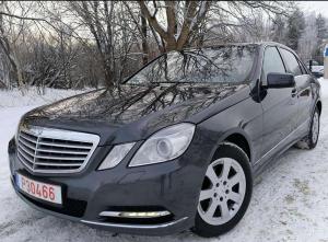 Pelēks Mercedes-Benz E 220 2013 Kauņa, ar dzinēja tilpumu 2.14 L un nobraukumu 300 tūkst. km par 6750 €, foto  vietnē AUTOMOTO.COM.LV
