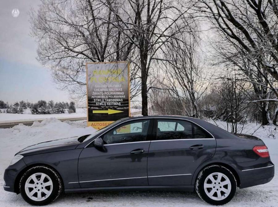 Grey Mercedes-Benz E 220 2013 in Kaunas, with an engine capacity of 2.14 L and mileage of 300 thousand km for 6750 €, photo 16 on AUTOMOTO.COM.LV