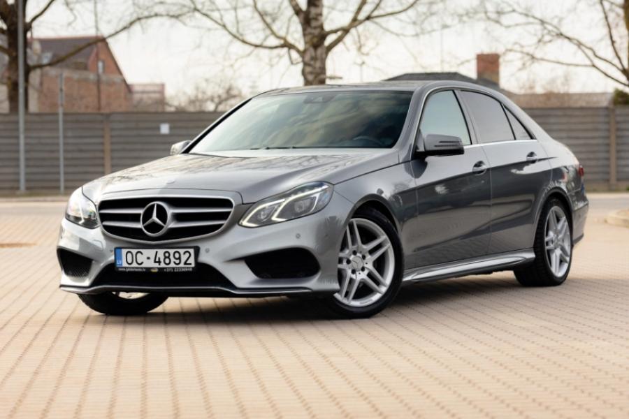 Серый Мерседес E 220 2013 в Рига, объемом двигателя 2.20 л и пробегом 277 тыс. км за 12700 €, фото 1 на AUTOMOTO.COM.LV