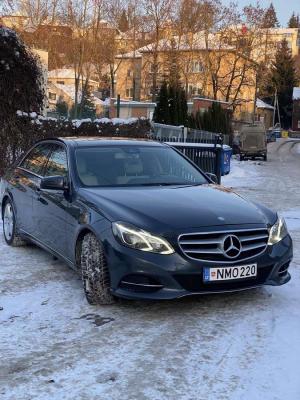 Grey Mercedes-Benz E 220 2014 in Kaunas, with an engine capacity of 2.14 L and mileage of 278 thousand km for 12500 €, photo 4 on AUTOMOTO.COM.LV