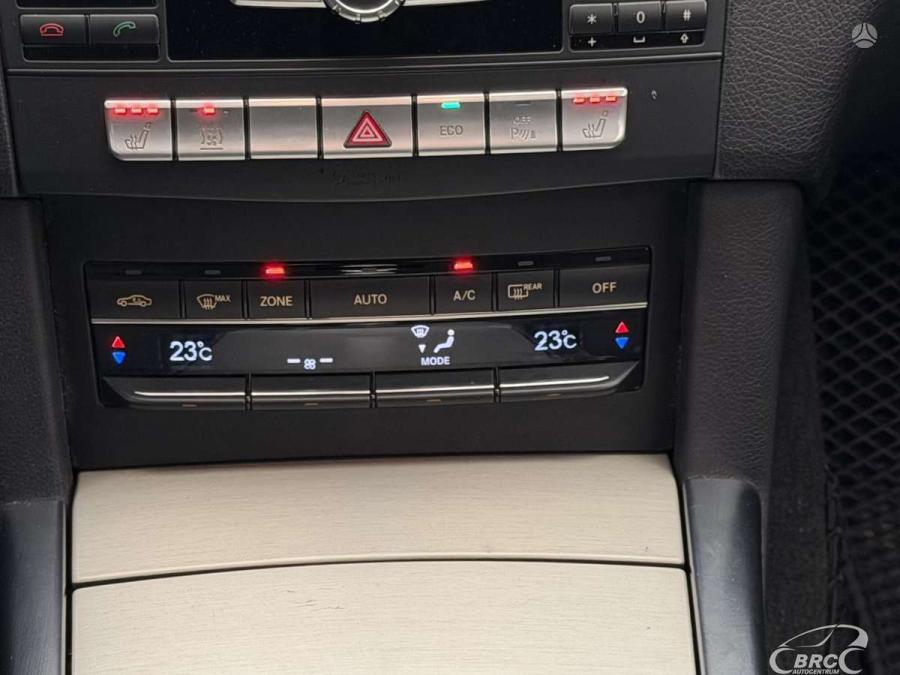 Grey Mercedes-Benz E 220 2015 in Vilnius, with an engine capacity of 2.14 L and mileage of 210 thousand km for 9500 €, photo 19 on AUTOMOTO.COM.LV