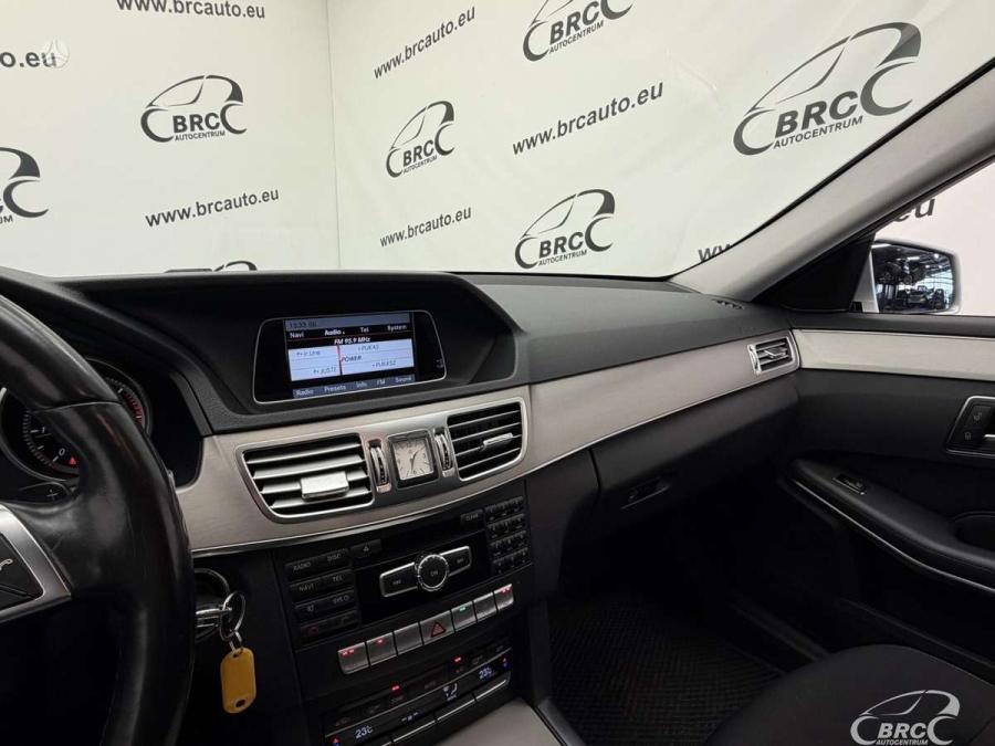Grey Mercedes-Benz E 220 2015 in Vilnius, with an engine capacity of 2.14 L and mileage of 210 thousand km for 9500 €, photo 28 on AUTOMOTO.COM.LV