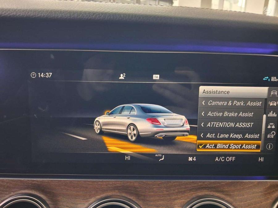 Серый Мерседес E 220 2016 в Мариямполе, объемом двигателя 1.95 л и пробегом 225 тыс. км за 21999 €, фото 25 на AUTOMOTO.COM.LV