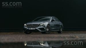 Grey Mercedes-Benz E 220 2016 in Riga, with an engine capacity of 2.00 L and mileage of 180 thousand km for 20750 €, photo 3 on AUTOMOTO.COM.LV