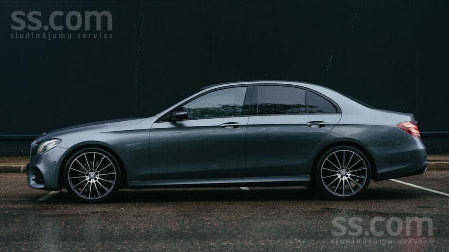 Grey Mercedes-Benz E 220 2016 in Riga, with an engine capacity of 2.00 L and mileage of 180 thousand km for 20750 €, photo 9 on AUTOMOTO.COM.LV