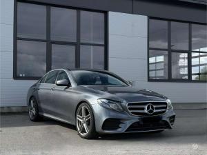 Grey Mercedes-Benz E 220 2017 in Vilnius, with an engine capacity of 1.95 L and mileage of 266 thousand km for 17600 €, photo  on AUTOMOTO.COM.LV