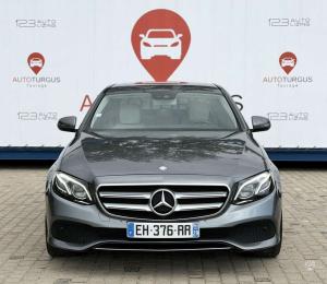 Grey Mercedes-Benz E 220 2017 in Taurage, with an engine capacity of 1.95 L and mileage of 169 thousand km for 18800 €, photo 6 on AUTOMOTO.COM.LV