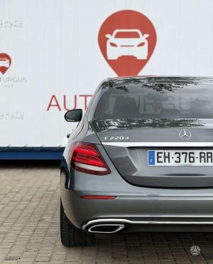Grey Mercedes-Benz E 220 2017 in Taurage, with an engine capacity of 1.95 L and mileage of 169 thousand km for 18800 €, photo 25 on AUTOMOTO.COM.LV