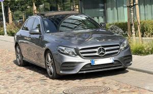 Grey Mercedes-Benz E 220 2017 in Vilnius, with an engine capacity of 2.14 L and mileage of 260 thousand km for 16350 €, photo 3 on AUTOMOTO.COM.LV