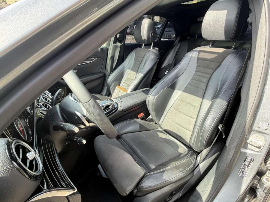 Grey Mercedes-Benz E 220 2017 in Vilnius, with an engine capacity of 2.14 L and mileage of 260 thousand km for 16350 €, photo 8 on AUTOMOTO.COM.LV