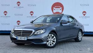 Grey Mercedes-Benz E 220 2018 in Taurage, with an engine capacity of 1.95 L and mileage of 299 thousand km for 14900 €, photo  on AUTOMOTO.COM.LV
