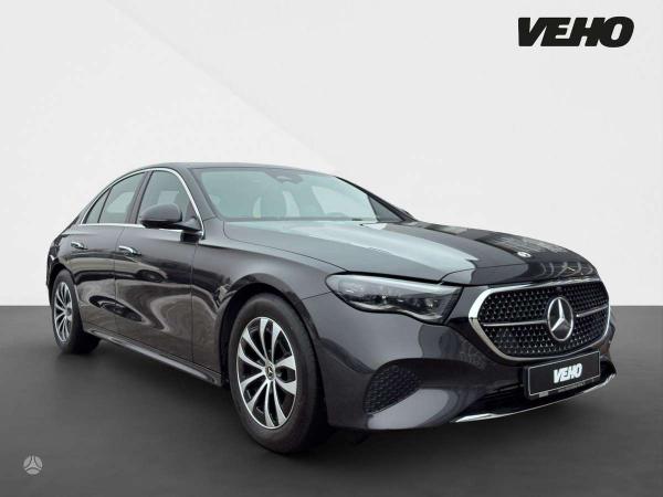 Grey Mercedes-Benz E 220 2024 in Vilnius, with an engine capacity of 1.99 L and mileage of 17 thousand km for 50900 €, photo 7 on AUTOMOTO.COM.LV