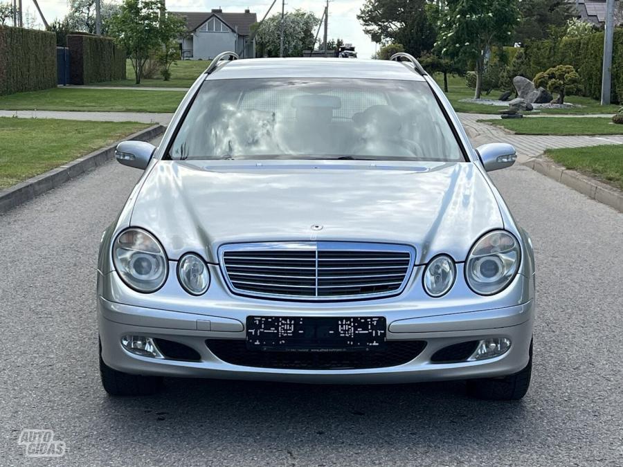 Grey Mercedes-Benz E 220 2003 in Kedainiai, with an engine capacity of 2.20 L and mileage of 279 thousand km for 2699 €, photo 8 on AUTOMOTO.COM.LV