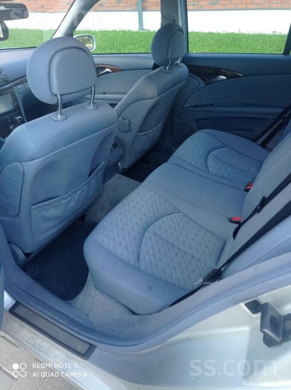 Mercedes-Benz E 220 2003 Kuldīga vietnē Pelēks Mercedes-Benz E 220 2003 Kuldīga, ar dzinēja tilpumu 2.20 L un nobraukumu 340 tūkst. km par 2650 €, foto 8 vietnē AUTOMOTO.COM.LV