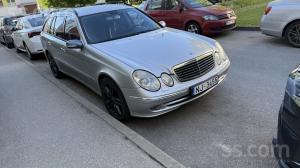 Grey Mercedes-Benz E 220 2004 in Riga, with an engine capacity of 2.20 L and mileage of 341 thousand km for 2850 €, photo  on AUTOMOTO.COM.LV