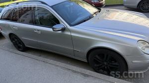 Grey Mercedes-Benz E 220 2004 in Riga, with an engine capacity of 2.20 L and mileage of 341 thousand km for 2850 €, photo 4 on AUTOMOTO.COM.LV