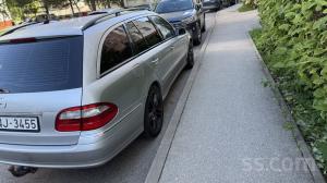 Grey Mercedes-Benz E 220 2004 in Riga, with an engine capacity of 2.20 L and mileage of 341 thousand km for 2850 €, photo 5 on AUTOMOTO.COM.LV