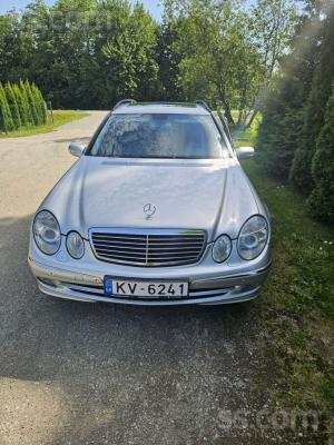 Pelēks Mercedes-Benz E 220 2004 Ventspils, ar dzinēja tilpumu 2.20 L un nobraukumu 268 tūkst. km par 3000 €, foto  vietnē AUTOMOTO.COM.LV