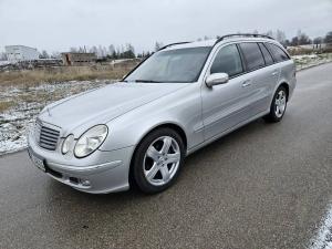 Grey Mercedes-Benz E 220 2005 in Jekabpils, with an engine capacity of 2.20 L and mileage of 291 thousand km for 2150 €, photo  on AUTOMOTO.COM.LV