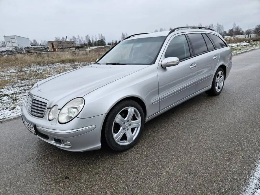 Pelēks Mercedes-Benz E 220 2005 Jēkabpils, ar dzinēja tilpumu 2.20 L un nobraukumu 291 tūkst. km par 2150 €, foto 1 vietnē AUTOMOTO.COM.LV