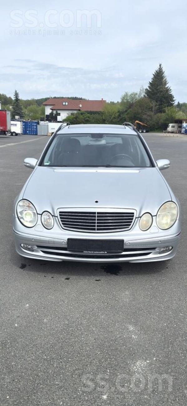 Grey Mercedes-Benz E 220 2005 in Madona, with an engine capacity of 2.20 L and mileage of 320 thousand km for 2500 €, photo 1 on AUTOMOTO.COM.LV