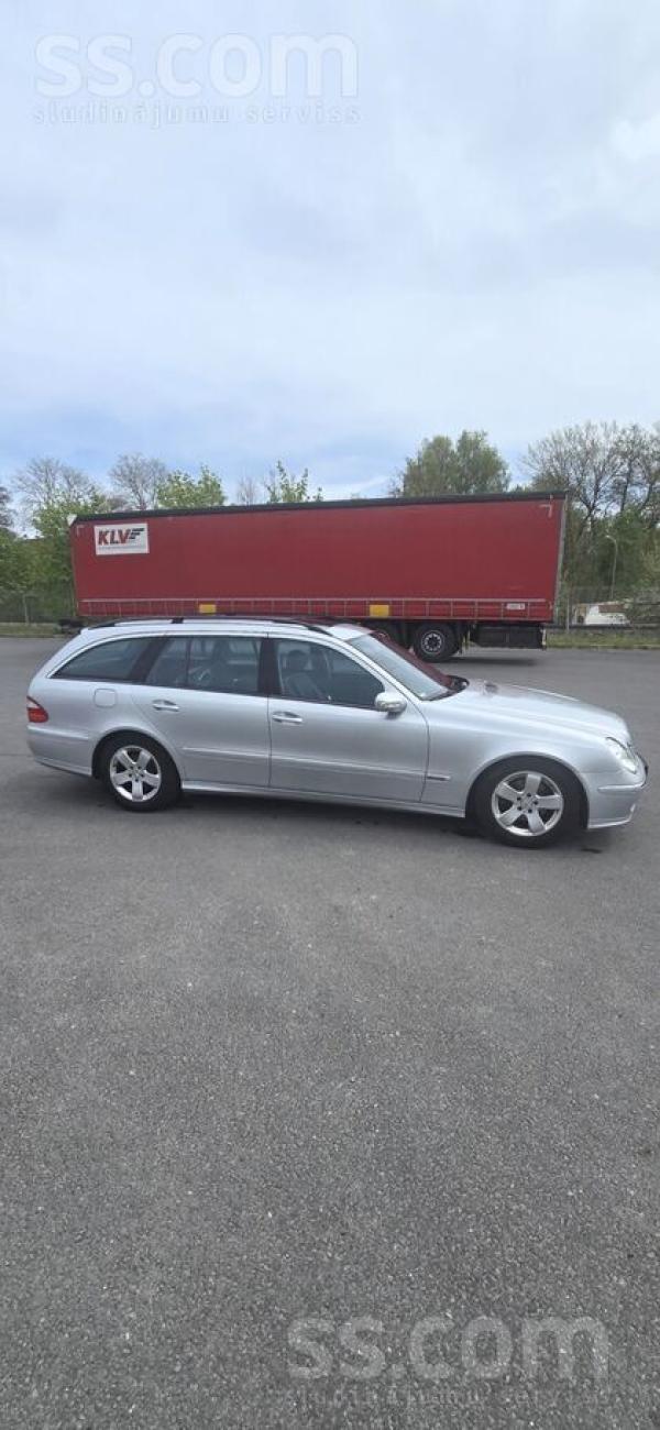 Grey Mercedes-Benz E 220 2005 in Madona, with an engine capacity of 2.20 L and mileage of 320 thousand km for 2500 €, photo 5 on AUTOMOTO.COM.LV