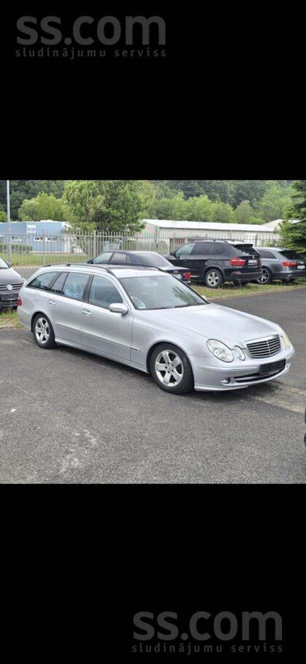 Grey Mercedes-Benz E 220 2005 in Madona, with an engine capacity of 2.20 L and mileage of 320 thousand km for 2500 €, photo 7 on AUTOMOTO.COM.LV