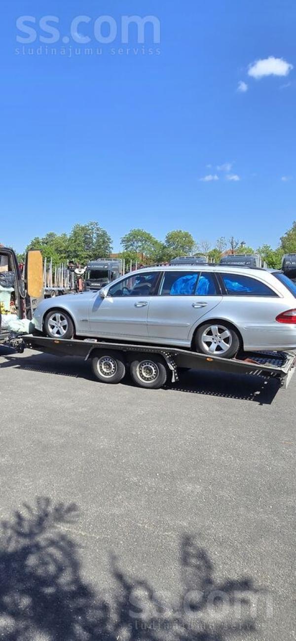 Grey Mercedes-Benz E 220 2005 in Madona, with an engine capacity of 2.20 L and mileage of 320 thousand km for 2500 €, photo 8 on AUTOMOTO.COM.LV