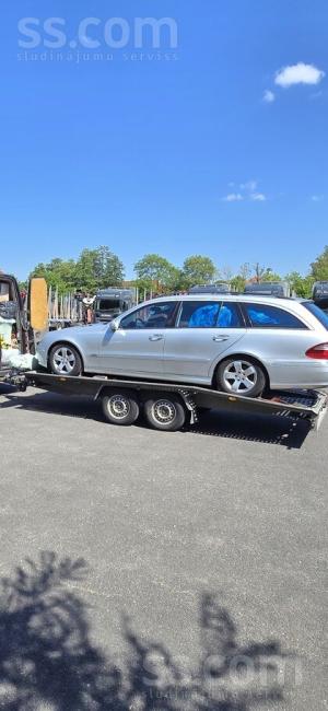 Grey Mercedes-Benz E 220 2005 in Madona, with an engine capacity of 2.20 L and mileage of 320 thousand km for 2500 €, photo 9 on AUTOMOTO.COM.LV
