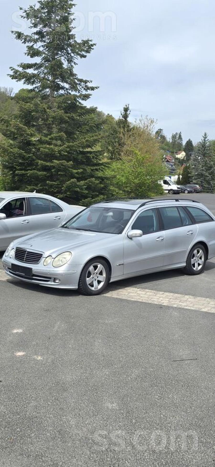 Grey Mercedes-Benz E 220 2005 in Madona, with an engine capacity of 2.20 L and mileage of 320 thousand km for 2500 €, photo 10 on AUTOMOTO.COM.LV