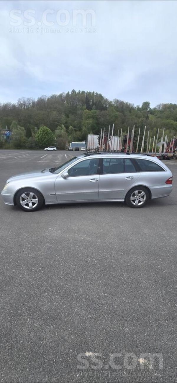 Grey Mercedes-Benz E 220 2005 in Madona, with an engine capacity of 2.20 L and mileage of 320 thousand km for 2500 €, photo 10 on AUTOMOTO.COM.LV