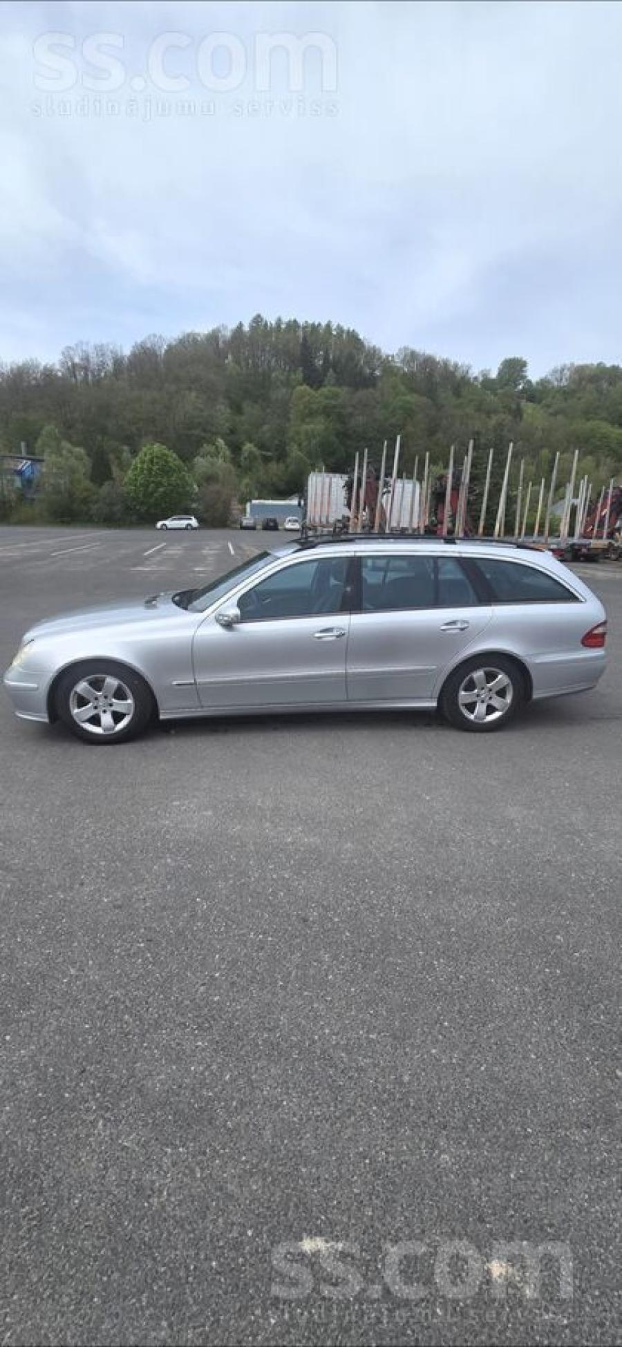 Grey Mercedes-Benz E 220 2005 in Madona, with an engine capacity of 2.20 L and mileage of 320 thousand km for 2500 €, photo 11 on AUTOMOTO.COM.LV