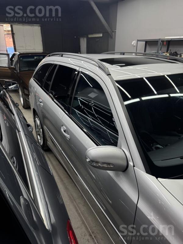 Pelēks Mercedes-Benz E 220 2005 Daugavpils, ar dzinēja tilpumu 2.20 L un nobraukumu 390 tūkst. km par 5300 €, foto 9 vietnē AUTOMOTO.COM.LV
