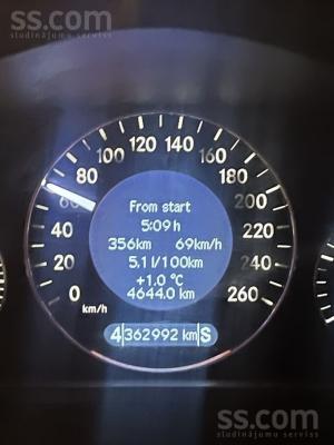 Pelēks Mercedes-Benz E 220 2006 Rīga, ar dzinēja tilpumu 2.20 L un nobraukumu 363 tūkst. km par 1900 €, foto 6 vietnē AUTOMOTO.COM.LV