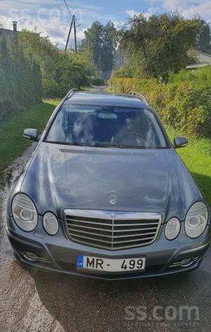 Grey Mercedes-Benz E 220 2006 in Ogre, with an engine capacity of 2.20 L and mileage of 232 thousand km for 2750 €, photo 3 on AUTOMOTO.COM.LV