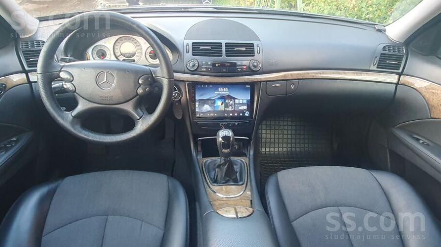 Grey Mercedes-Benz E 220 2006 in Ogre, with an engine capacity of 2.20 L and mileage of 232 thousand km for 2750 €, photo 8 on AUTOMOTO.COM.LV