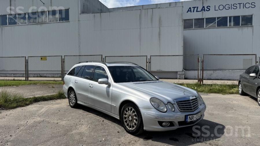 Pelēks Mercedes-Benz E 220 2007 Rīga, ar dzinēja tilpumu 2.20 L un nobraukumu 350 tūkst. km par 1450 €, foto 1 vietnē AUTOMOTO.COM.LV