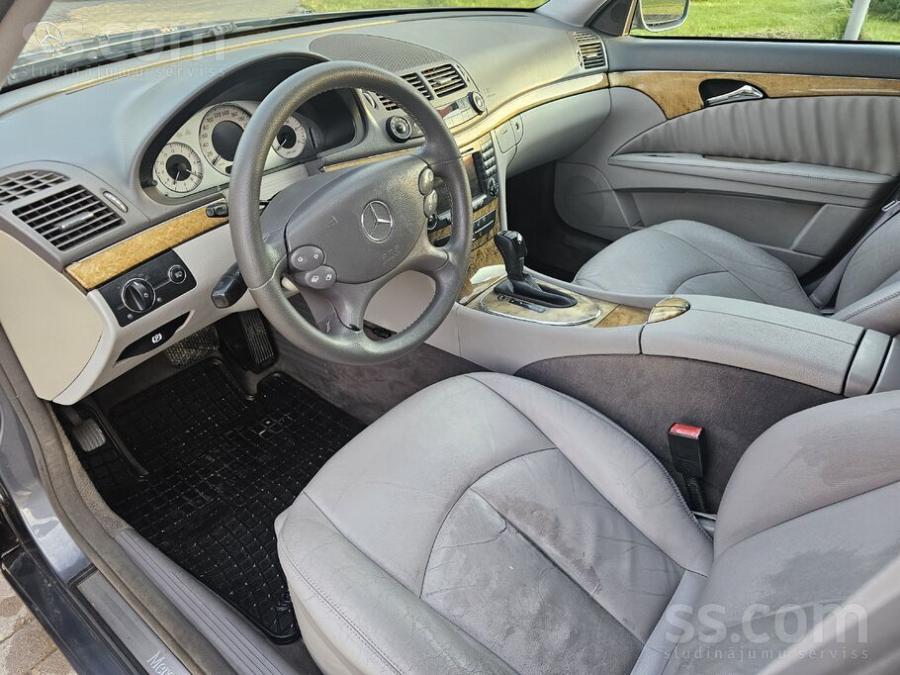 Pelēks Mercedes-Benz E 220 2007 Jēkabpils, ar dzinēja tilpumu 2.20 L un nobraukumu 340 tūkst. km par 2550 €, foto 8 vietnē AUTOMOTO.COM.LV