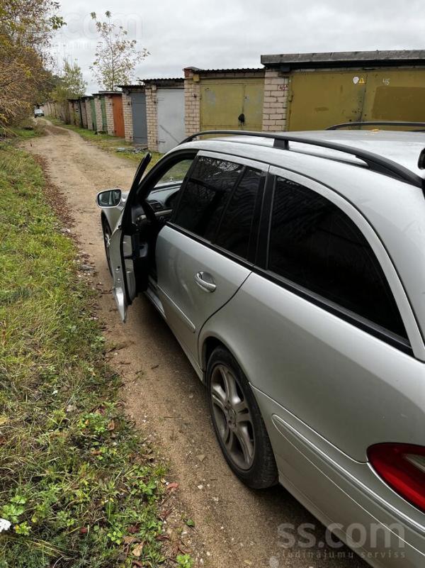 Grey Mercedes-Benz E 220 2008 in Daugavpils, with an engine capacity of 2.20 L and mileage of 400 thousand km for 3000 €, photo 5 on AUTOMOTO.COM.LV