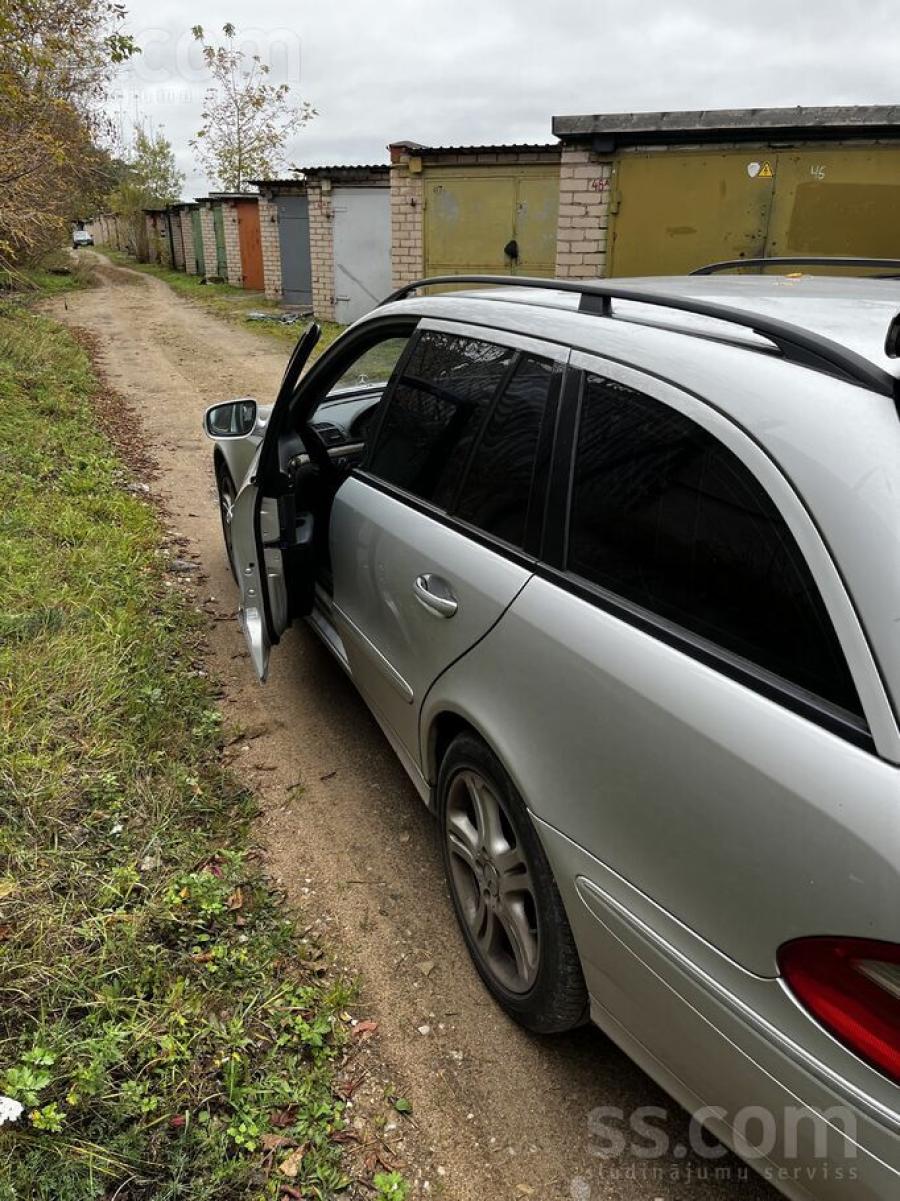 Grey Mercedes-Benz E 220 2008 in Daugavpils, with an engine capacity of 2.20 L and mileage of 400 thousand km for 3000 €, photo 5 on AUTOMOTO.COM.LV