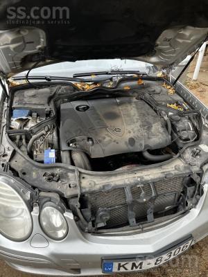 Grey Mercedes-Benz E 220 2008 in Daugavpils, with an engine capacity of 2.20 L and mileage of 400 thousand km for 3000 €, photo 9 on AUTOMOTO.COM.LV