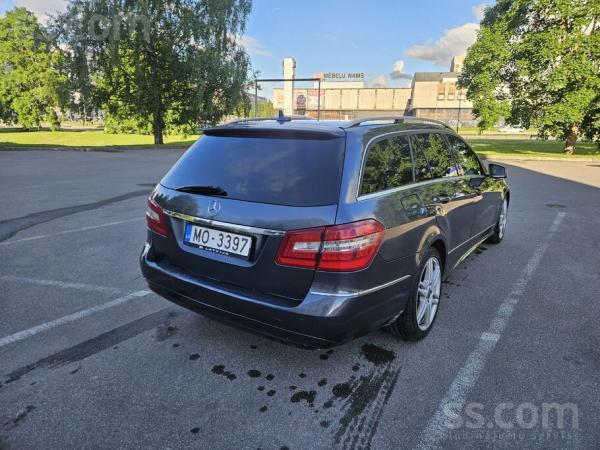 Grey Mercedes-Benz E 220 2011 in Riga, with an engine capacity of 2.20 L and mileage of 389 thousand km for 5900 €, photo 6 on AUTOMOTO.COM.LV