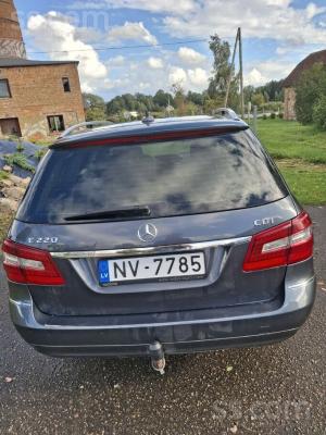 Grey Mercedes-Benz E 220 2011 in Bauska, with an engine capacity of 2.20 L and mileage of 517 thousand km for 5500 €, photo 5 on AUTOMOTO.COM.LV